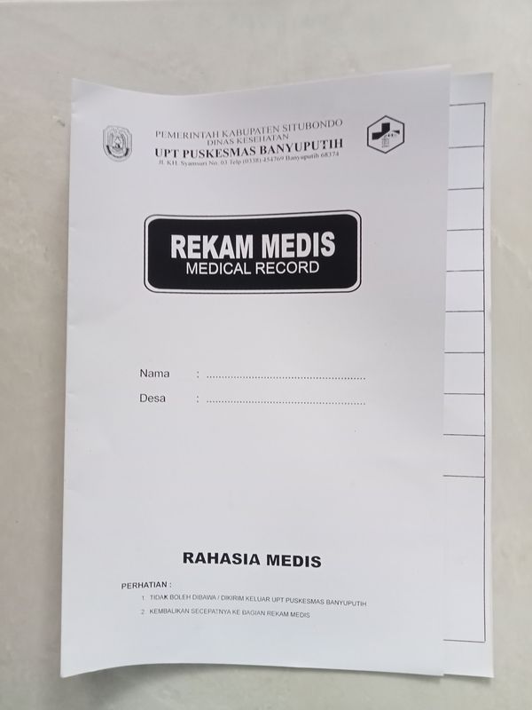 Map Rekam Medis. PKM BANYUPUTIH