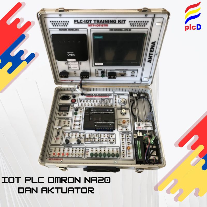 IOT PLC omron NA20 dan aktuator