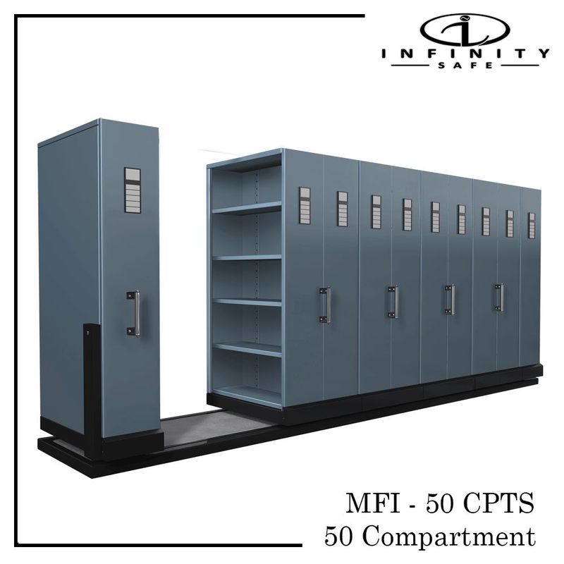Mobile File Infinity 50 Compartment - Roll O Pack Manual 50 Compartment