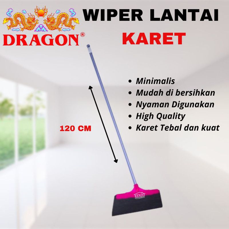Floor Squeeze Karet Wiper Lantai Karet Slaber Dragon