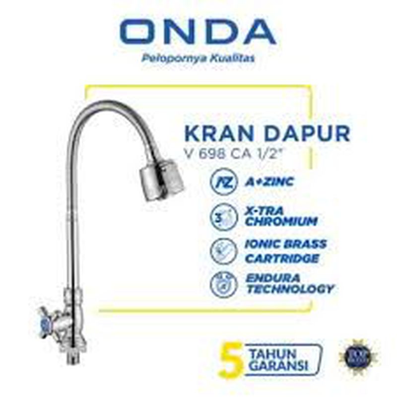 Kran wastafel Lurus 1/2 inch