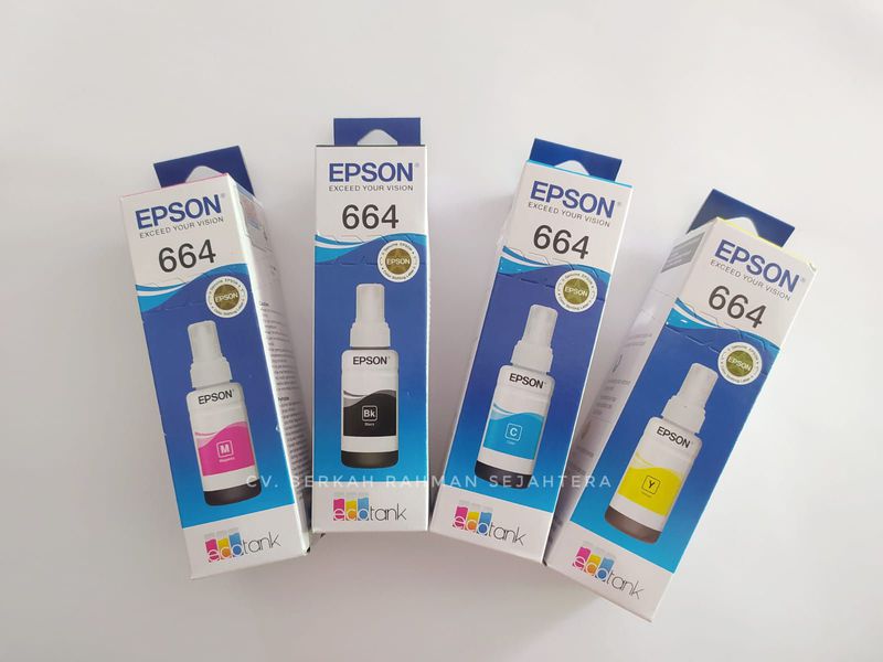 Tinta Epson 664 Warna Cyan