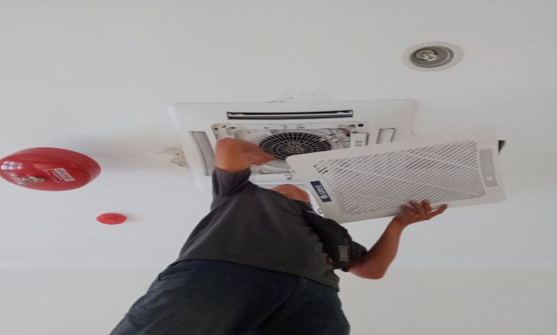 Jasa Bongkar AC Cassette & Floor Standing Medan Standar