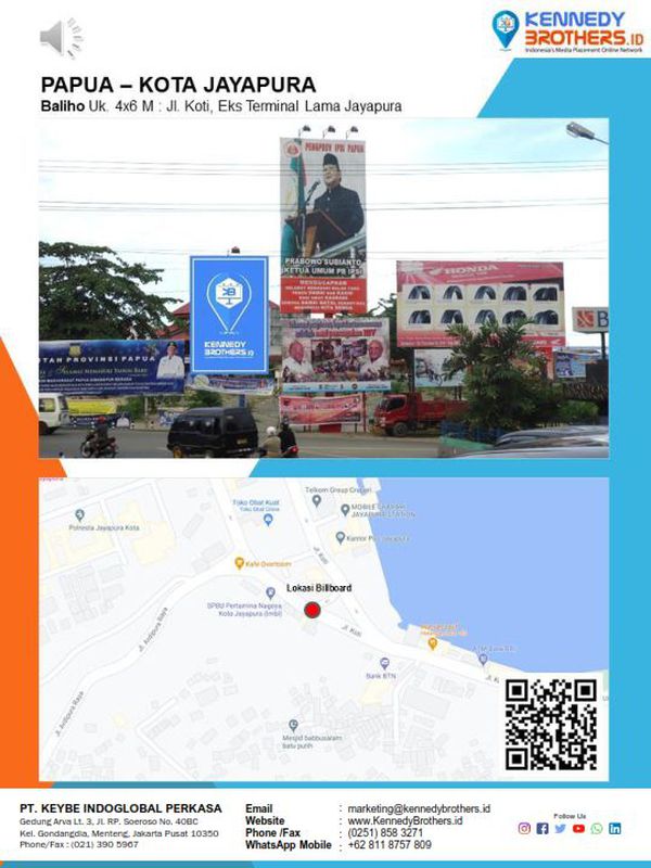 Media Luar Ruang Baliho 4x6 - Jl. Koti, Eks. Terminal Lama Jayapura ...
