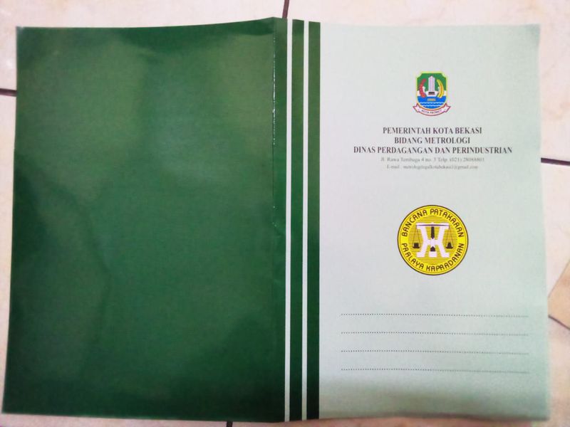 Map Metrologi Berlogo dan Cetak