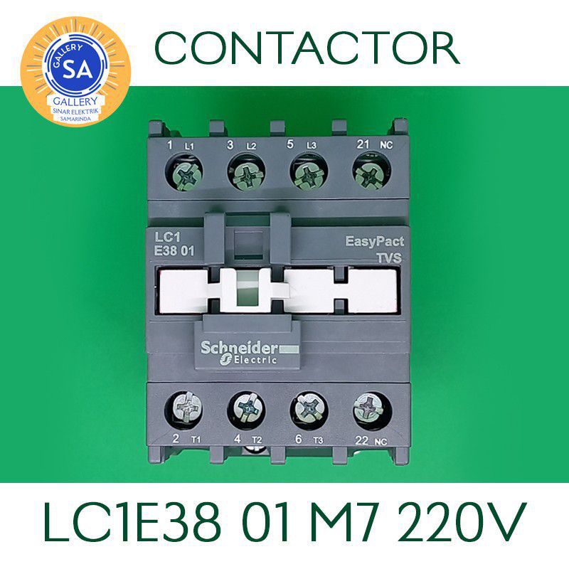 CONTACTOR Schneider Electric TeSys 220V #KONTAKTOR - LC1E3801M7