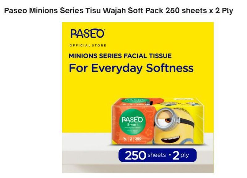 Tissue Paseo Smart 250 Sheets
