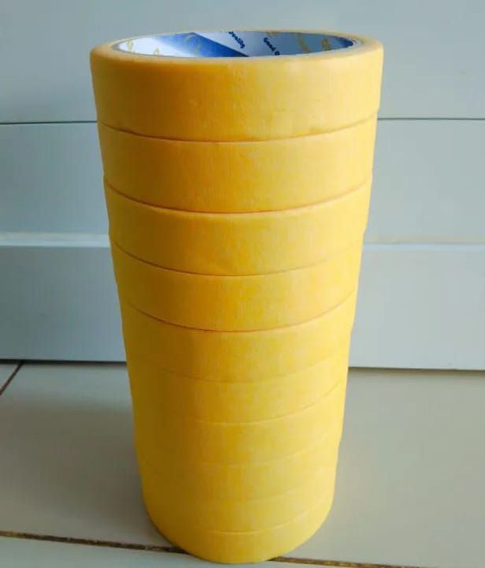 Perekat/Lakban Kertas Ukuran 20 mm x 15 m Warna Kuning Isi 1 Pcs