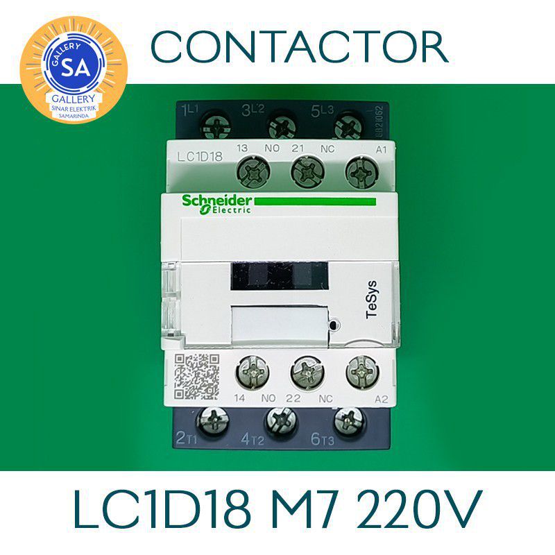 CONTACTOR Schneider Electric TeSys 220V #KONTAKTOR - LC1D18M7