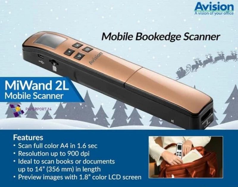 Avision MiWand 2L Mobile Scanner