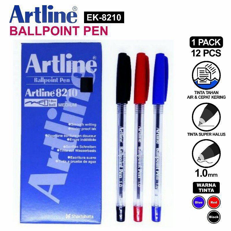 VAI-00093 ARTLINE BALLPOINT PEN 1.0MM EK-8210