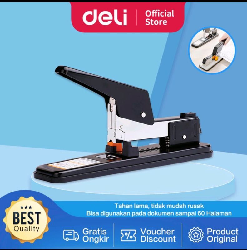 STAPLER HEAVY DUTY 50 SHEETS E0392 (SEDANG)