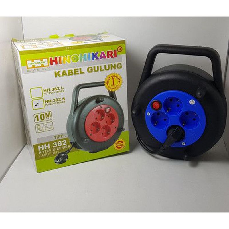 kabel roll 10 meter 4 way