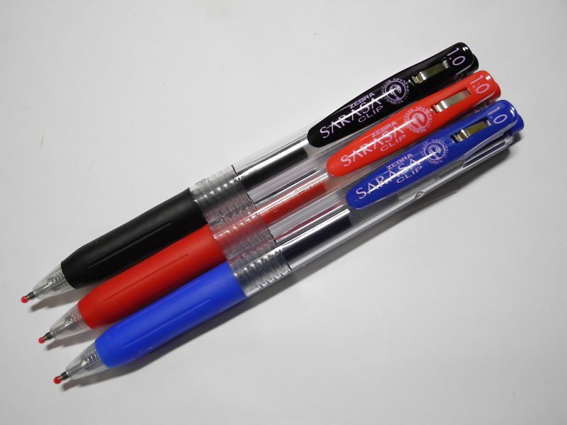 BALLPOINT ZEBRA SARASA 1.0 - Merah