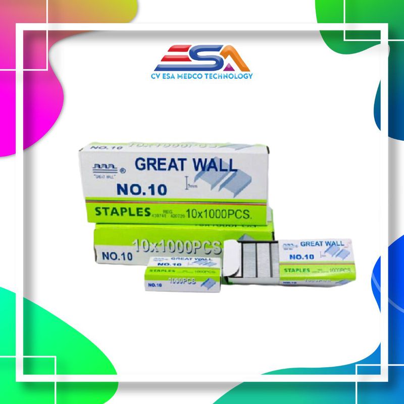 Isi Staples Kecil Great Wall no. 10 (1 Pak)
