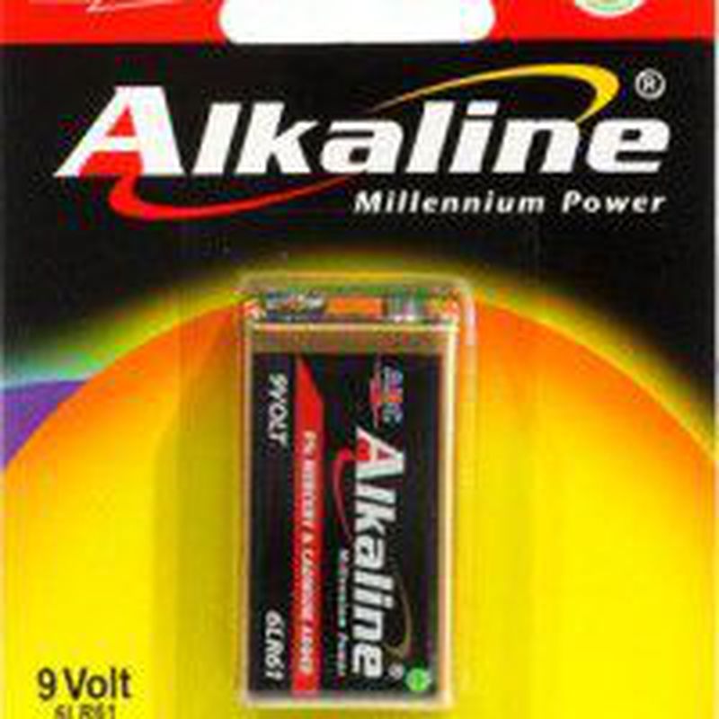 BATERAI ALKALINE 9V LR61