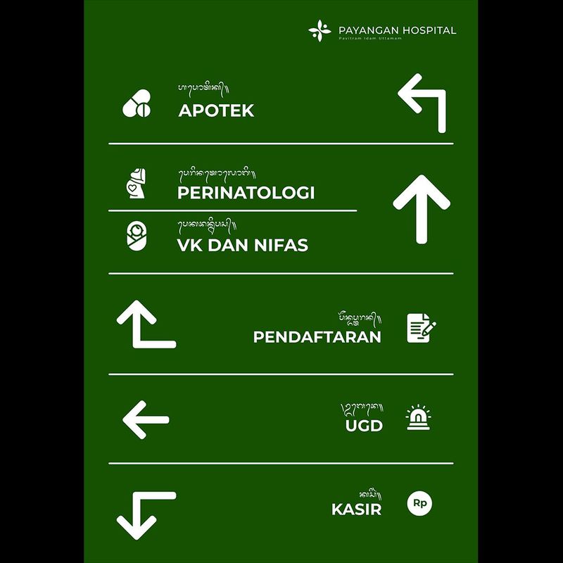Papan Petunjuk "Lift"