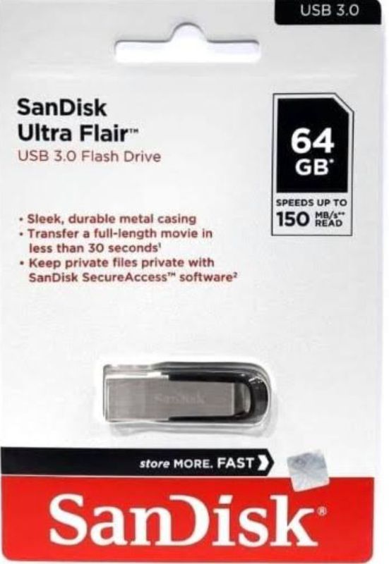 Flash Disk 64 GB 3.0 Sandisk