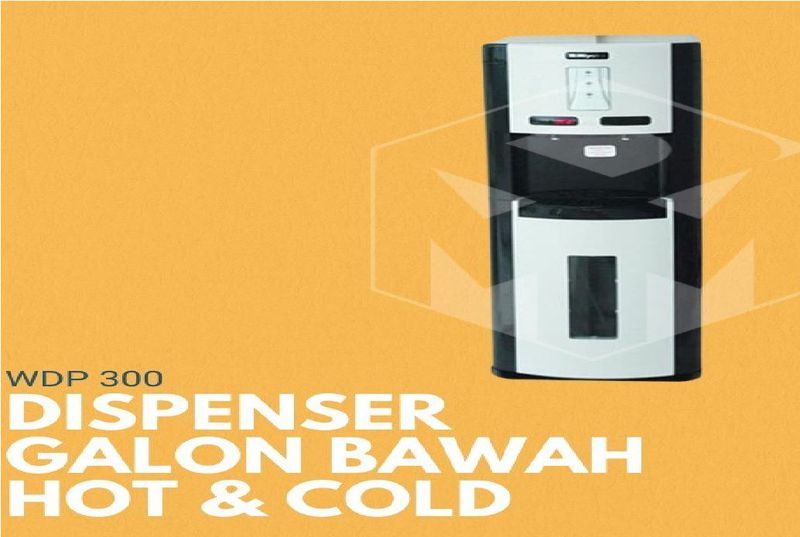 Dispenser Miyako WDP 300 Dispenser - Abu-abu Galon Bawah WDP300