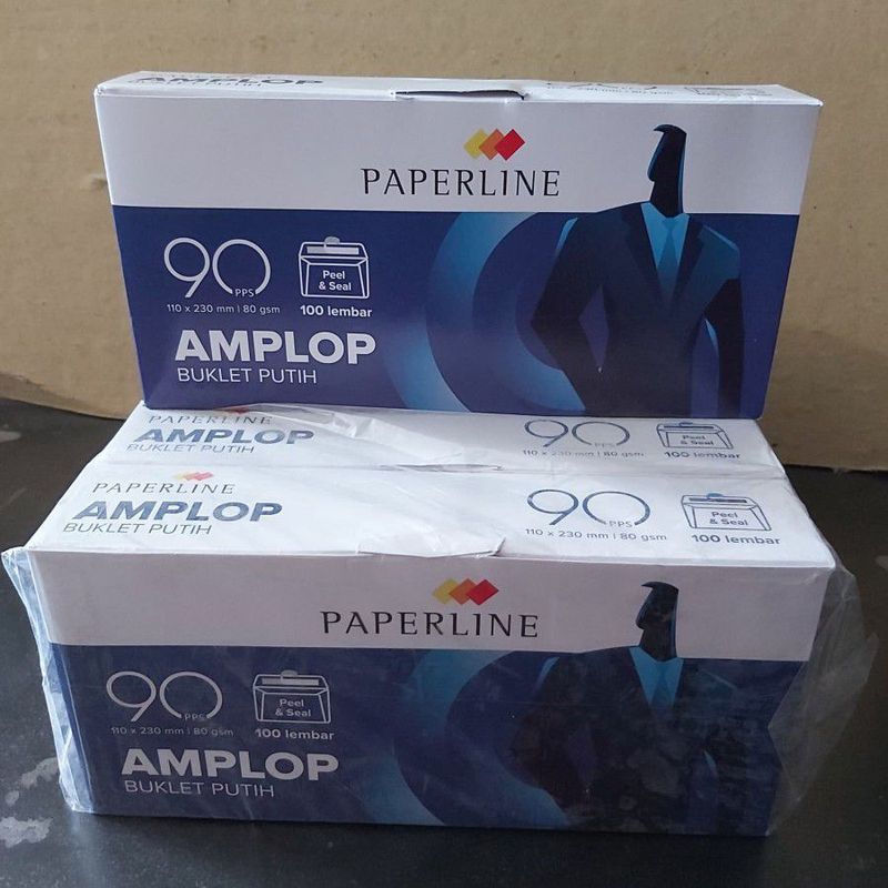 amplop putih polos 90 Paperline 110mm x 230mm