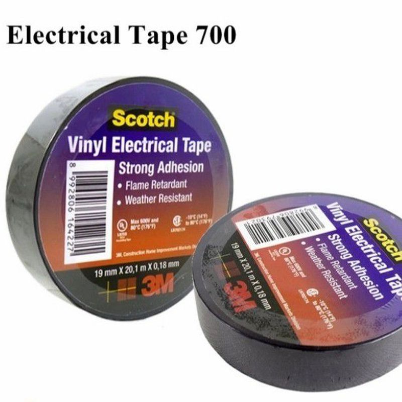 ISOLASI 3M ISOLASI LISTRIK WARNA HITAM SCOTCH