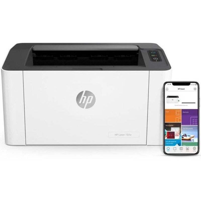Printer Laserjet HP 107W 107 W Laser Jet Mono Print Wifi