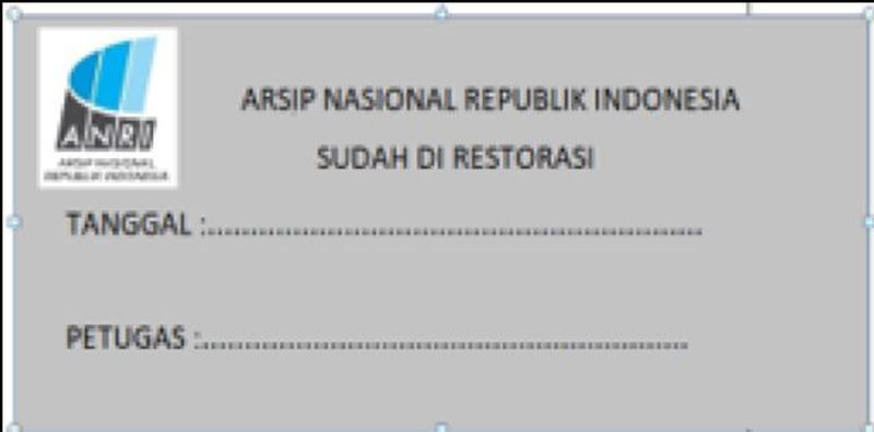 Label/Sticker Arsip Film, Audio & Video