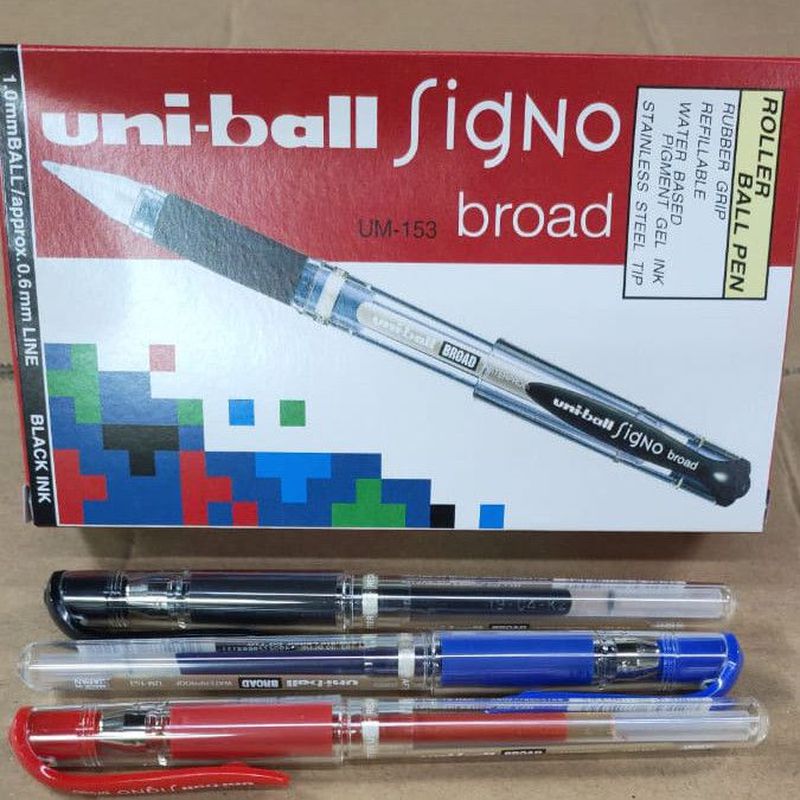 Pen Signo Uniball UM-153 1.0 - Biru