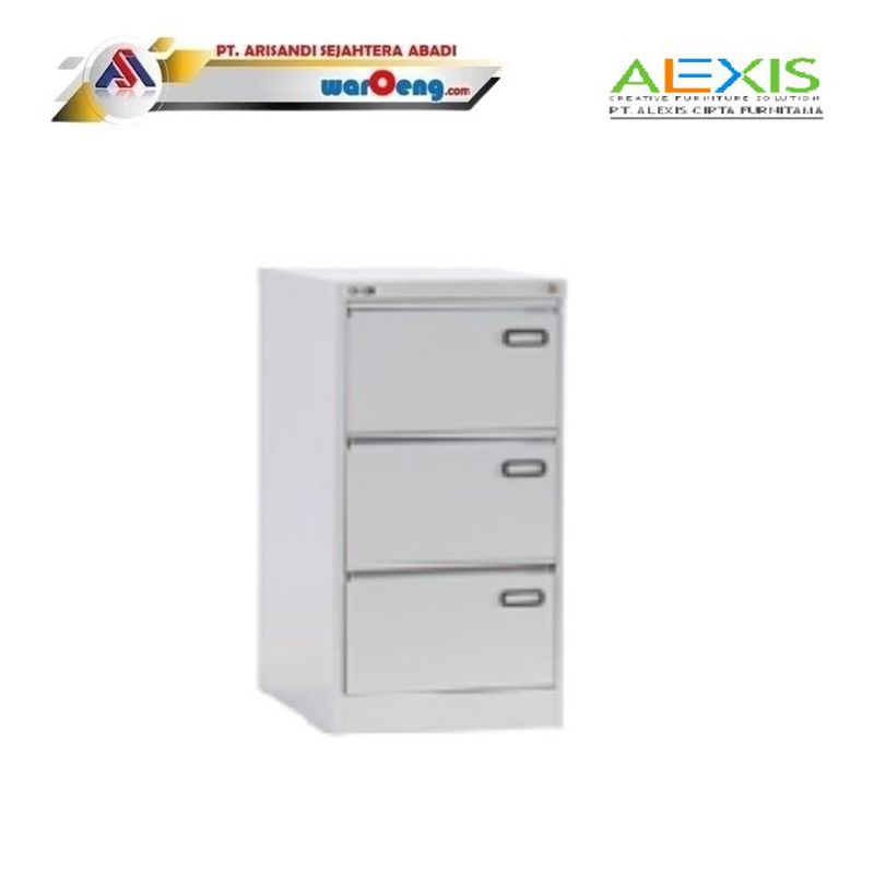 Lemari Besi Filing Cabinet 3 Laci