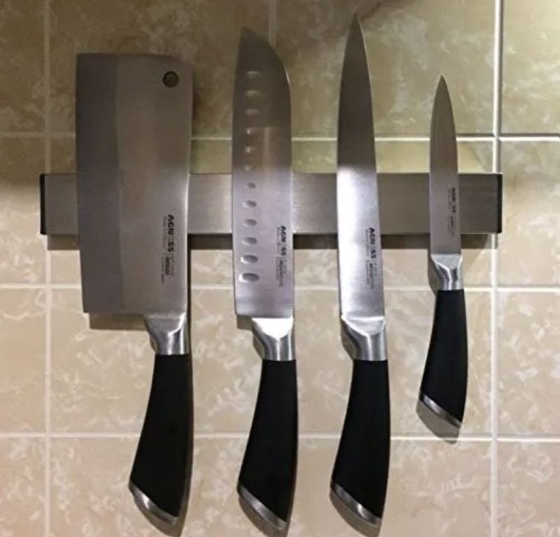 Gantungan Magnet Pisau Super Strong Magnetic Knife Holder or Hanger ...