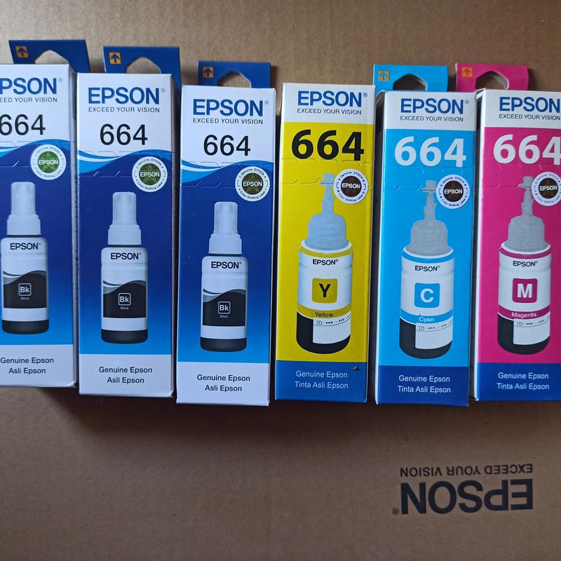 TINTA EPSON 664 ORIGINAL - Kuning