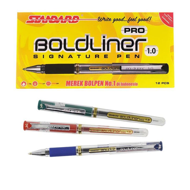 STANDARD PEN BOLDLINER PRO 1.0 - Biru
