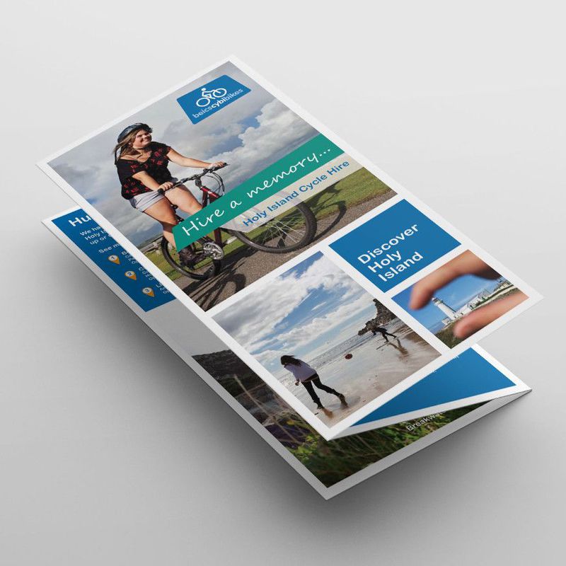 Leaflet Bahan Art Paper (Ukuran A4, design CUSTOM)