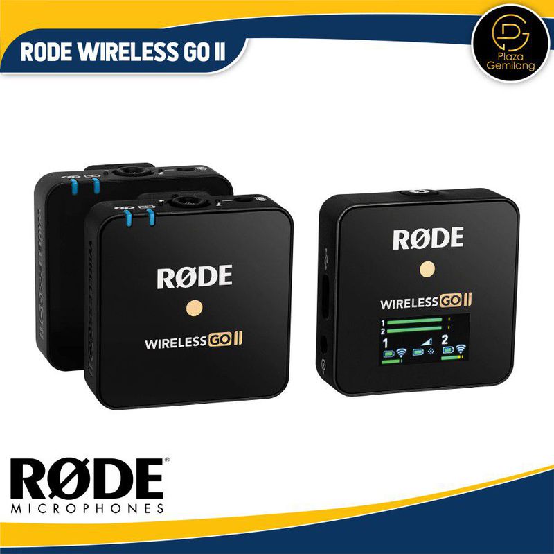 RODE Wireless GO II 2 Channel Wireless Microphone
