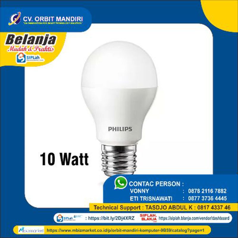 Lampu LED 10 Watt