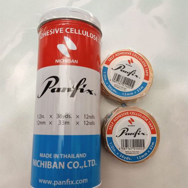 Selotip Panfix Cellulose Tape 1/2 inch x 72 yards