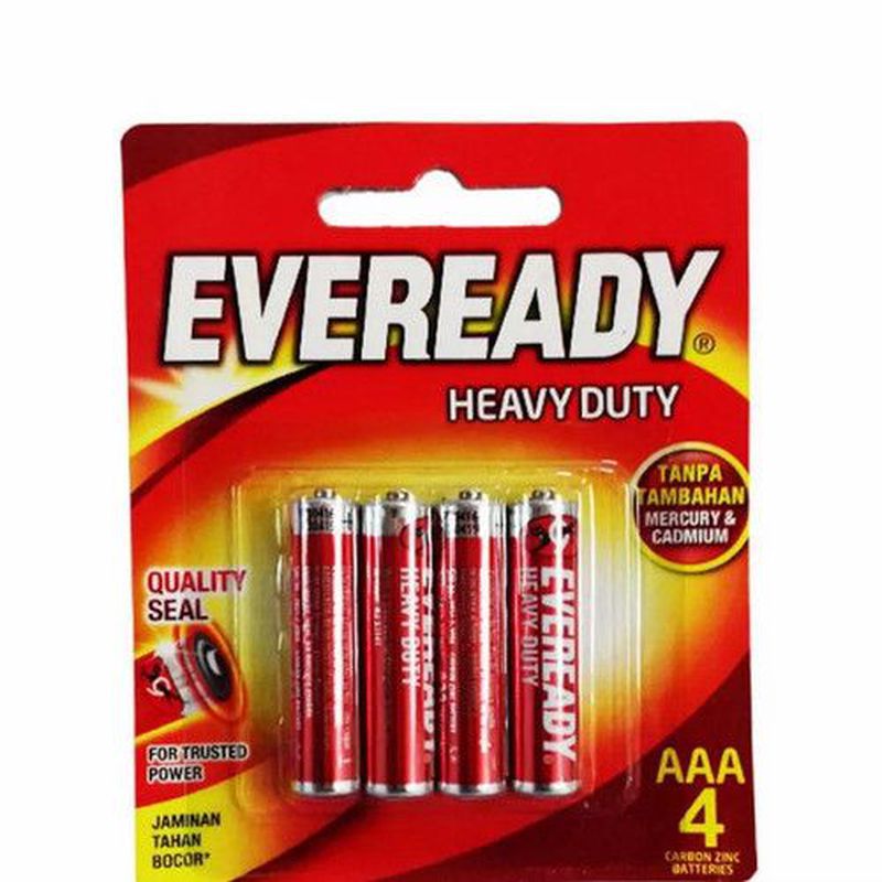 BATERAI EVEREADY AAA ISI 4