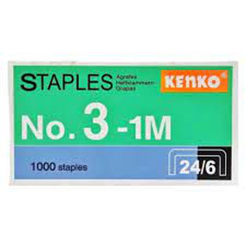 ISI STAPLER KENKO BESAR ( 1 BOX)