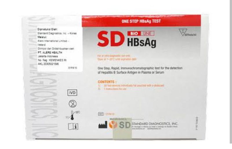 HbsAg SD Bioline 1 box isi 30 Tes
