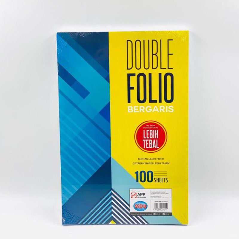 KERTAS DOUBLE FOLIO 100 PUTIH
