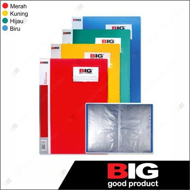Map Clear Holder Big isi 60 (F4-803) Document Keeper Folio Portofolio