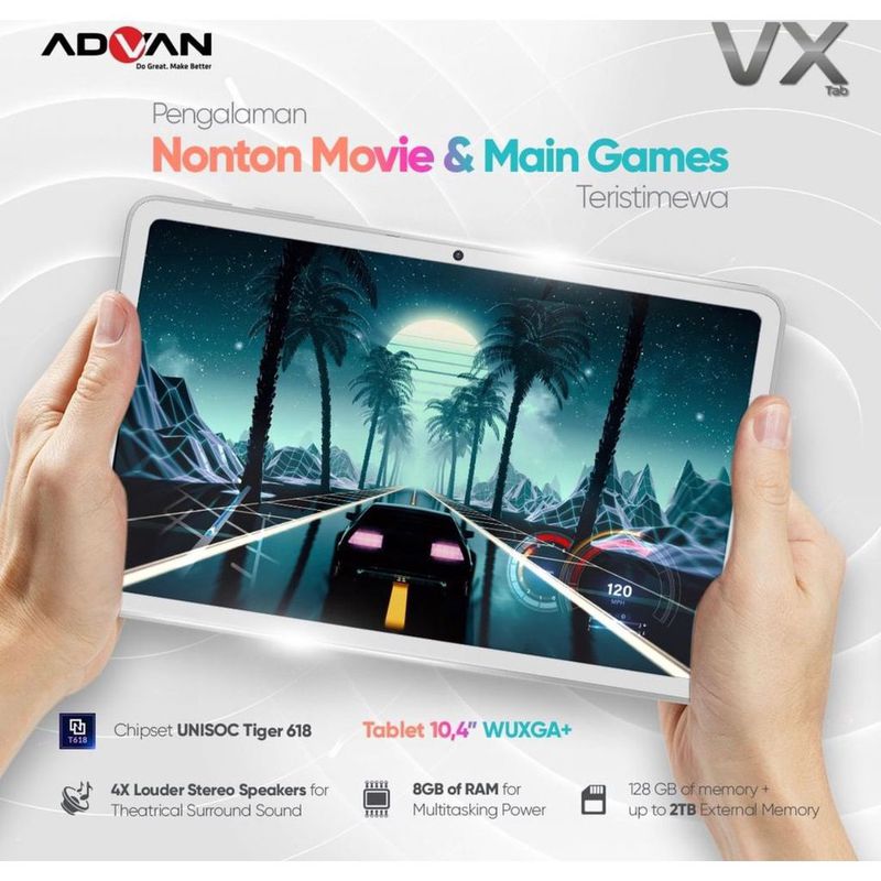 Advan Tab VX 8/128GB - Putih
