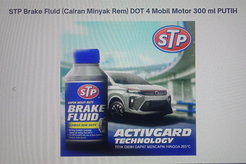 minyak rem dot 4 STP BRAKE FLUID