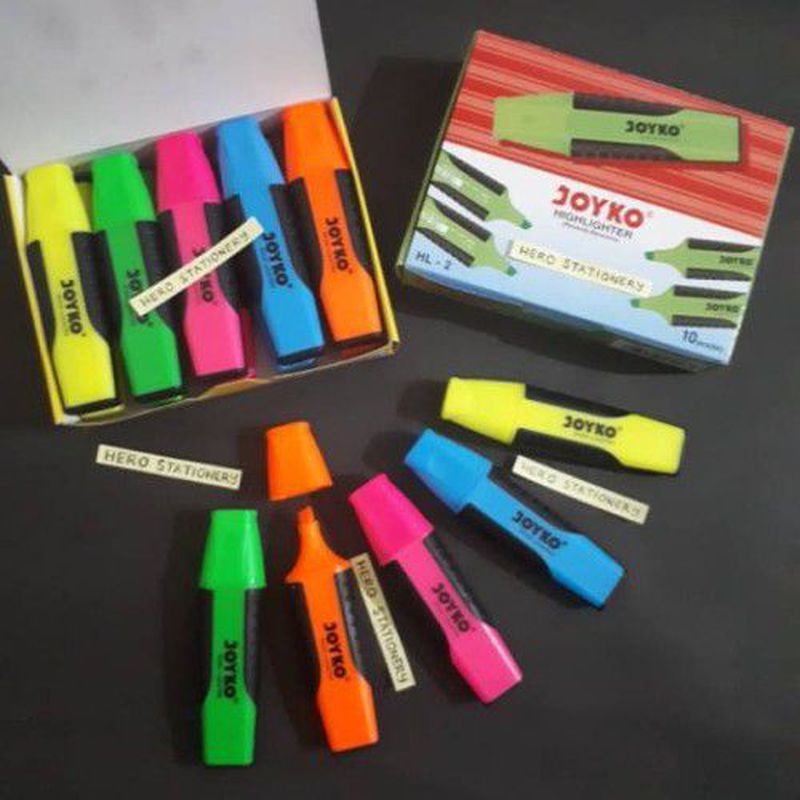 Stabilo Highlighter Joyko Warna set HL-1 HL 1
