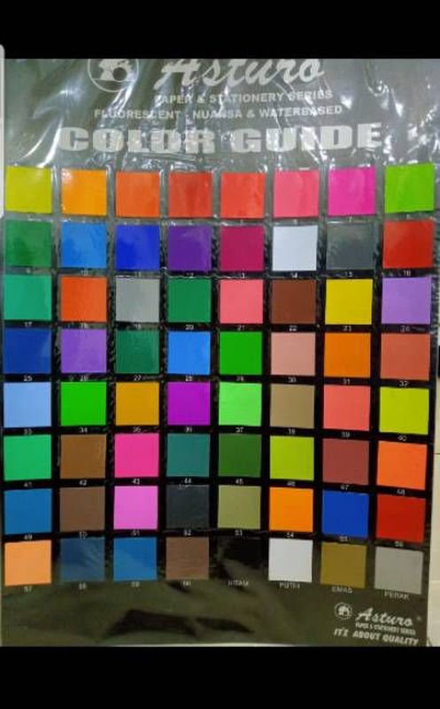 Kertas Stiker Asturo - Biru