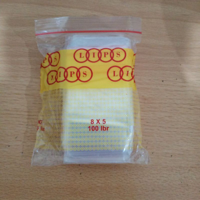 Plastik Klip Obat uk 5 x 8 LIPS