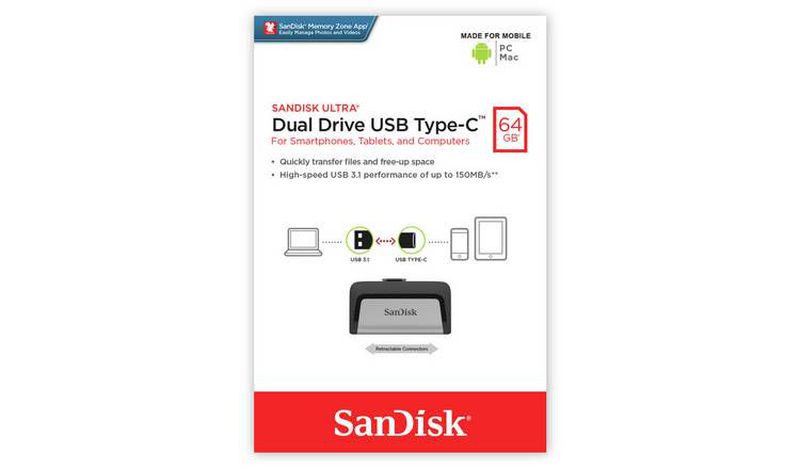 Sandisk Ultra Dual Drive USB Type-C 64GB