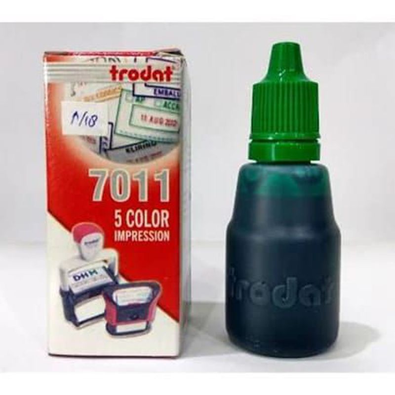 Tinta Stempel Otomatis Trodat 7011 Hijau