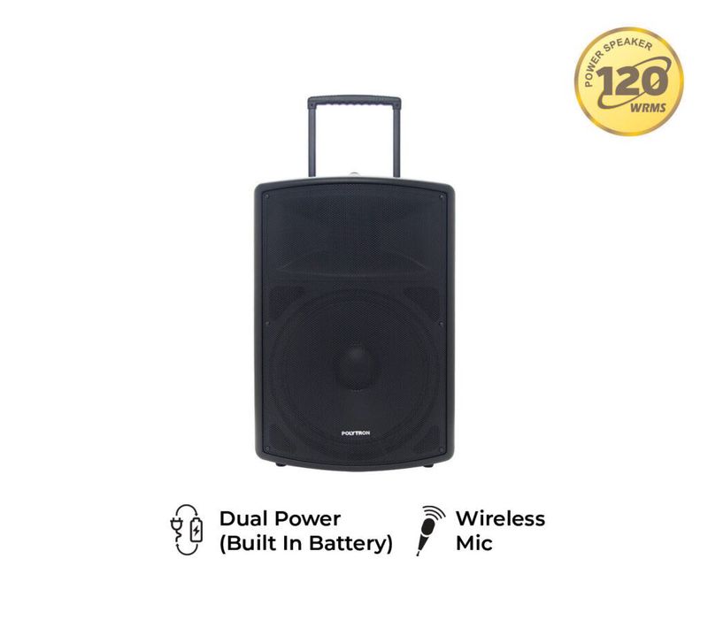 Speaker Portable Bluetooth Polytron 15"