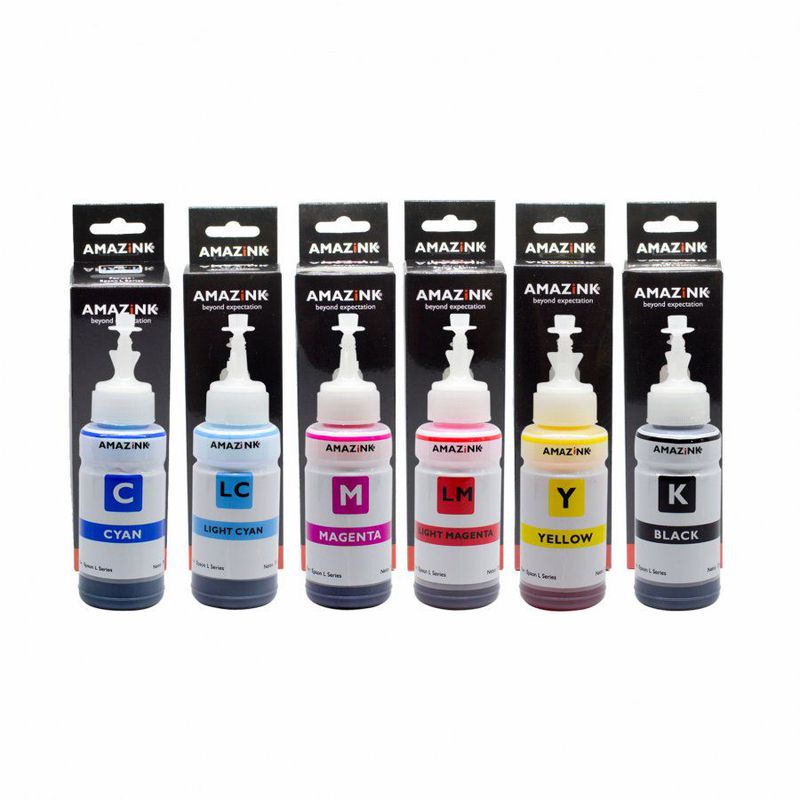 AMAZINK Tinta Printer untuk Epson L seri - Biru